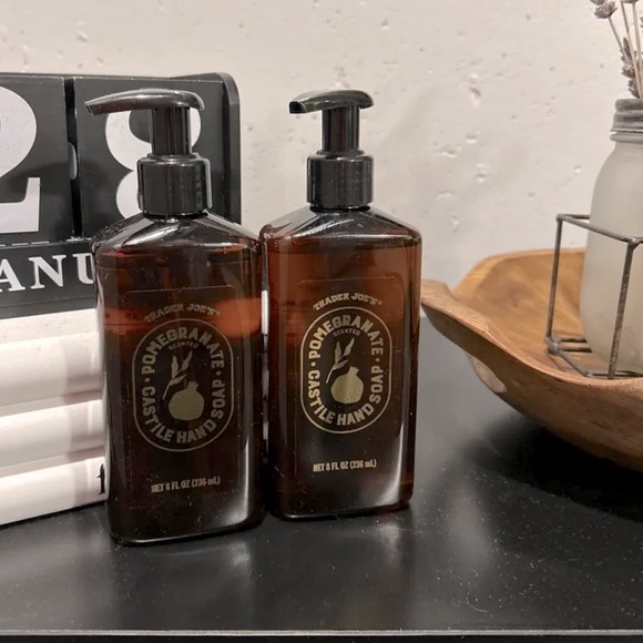 Trader Joe’s | Other | 2x Trader Joes Pomegranate Castile Hand Soap 8oz Each Holiday Limited ...
